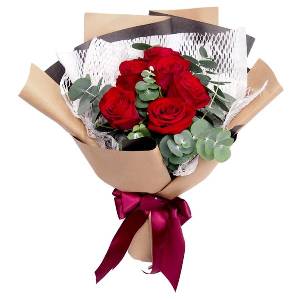 KB-27 CRIMSON DELIGHT KOREAN BOUQUET - #1 That Flower Shop Online