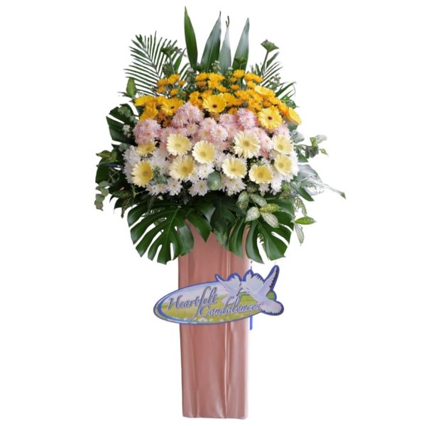 WS-35 PEACEFUL FUNERAL FLOWER STAND - #1 That Flower Shop Online
