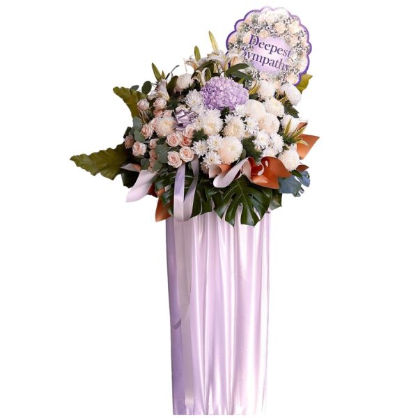 WS-81 HEAVENLY RETURN FUNERAL FLOWER STAND - #1 That Flower Shop Online