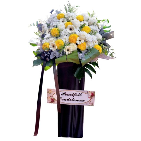 WS-92 SYMPATHY FUNERAL FLOWER STAND - #1 That Flower Shop Online