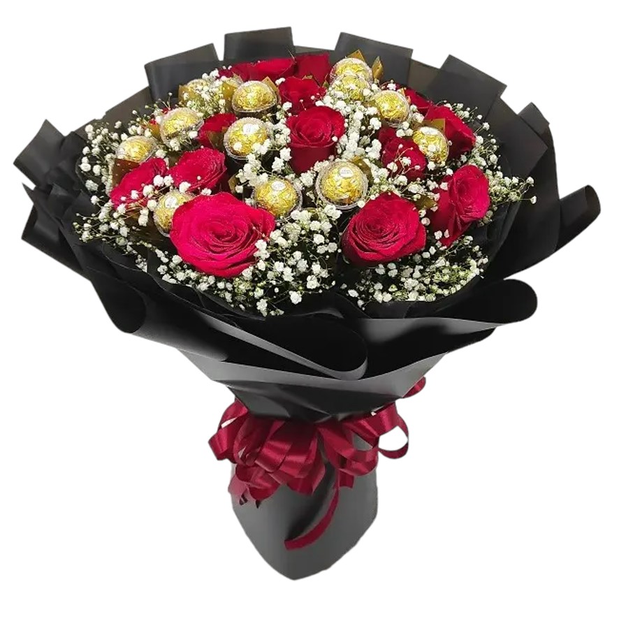 HCB-12 DELISH FERRERO ROCHER BOUQUET - #1 That Flower Shop Online